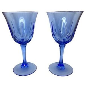 Avon | Kitchen | Avon American Blue Classics Collection Goblets 2 In ...